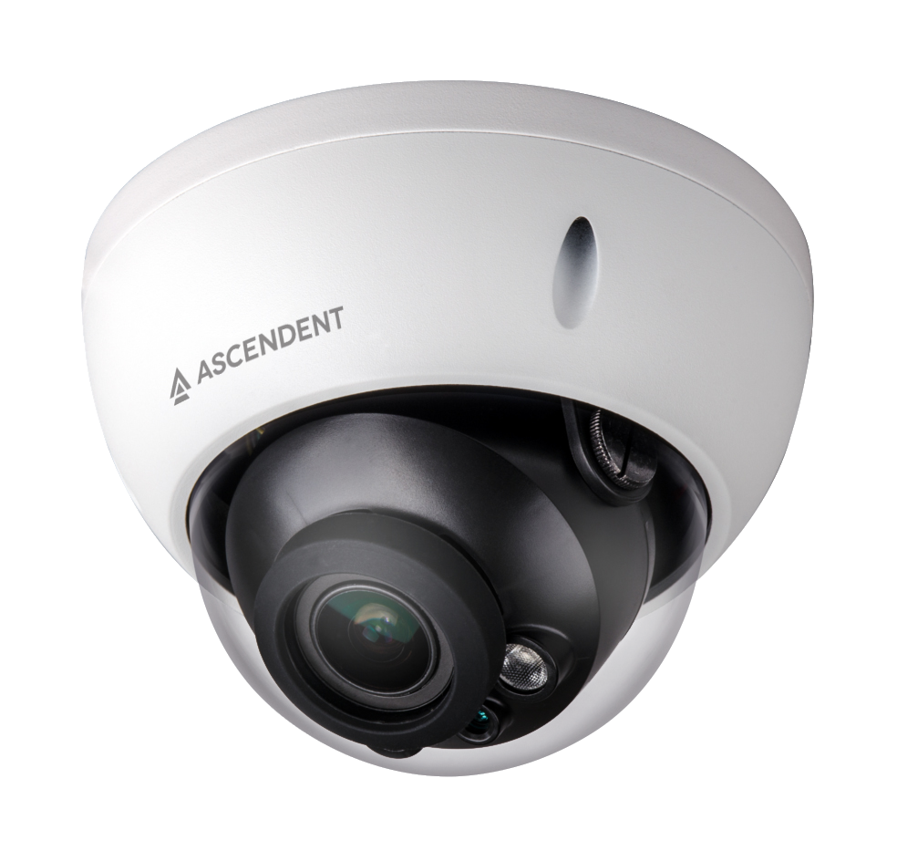 Ascendent 4MP Varifocal HDX IR Dome Camera w/2.8-12mm Lens : HDX-4MP ...