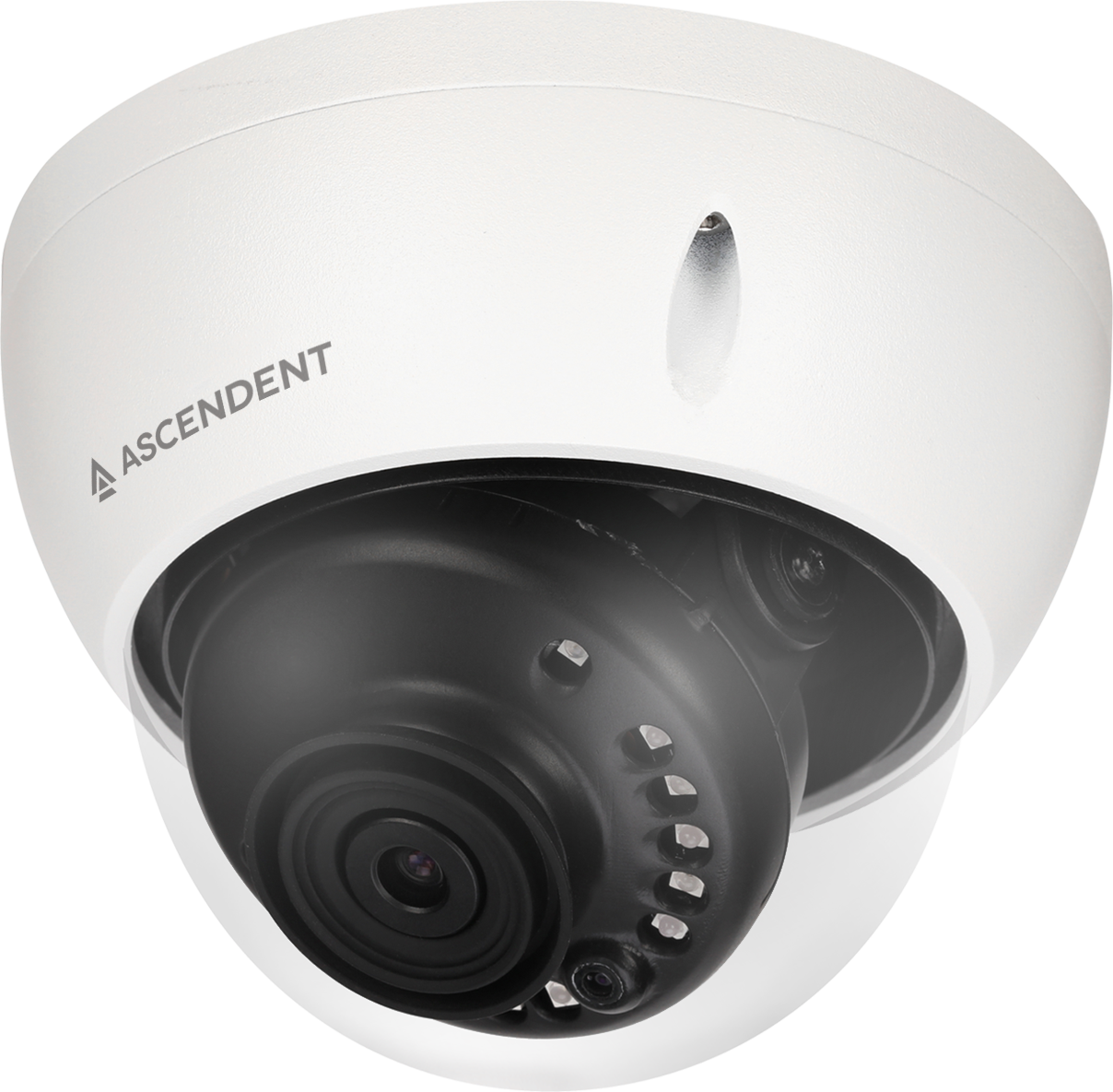 Ascendent 8MP HDX IR Mini Dome Camera w/2.8mm Lens and IR up to 30m ...